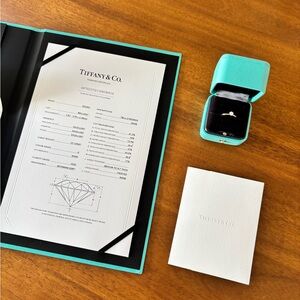 Tiffany & Co. | Jewelry | Tiffany And Co 22 Carat Rose Gold Solitaire ...